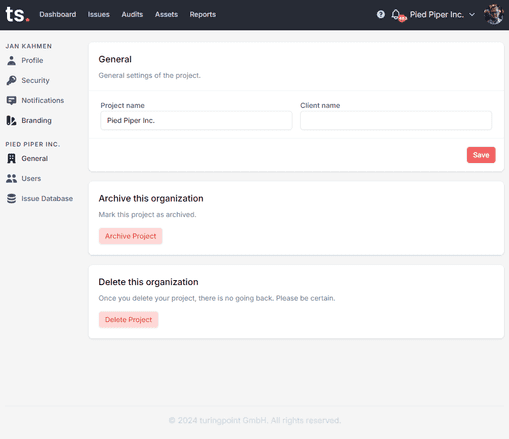 Interactive Project Management - turingsecure